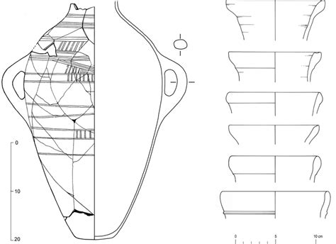Selection Of Imported Transport Amphorae Drawn By B Bader Download