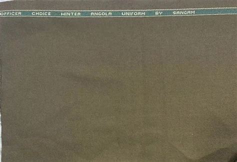 Khaki Raymond Police Angola Pw Uniform Fabric Handwash 200 At Rs 550 Meter In Kanpur