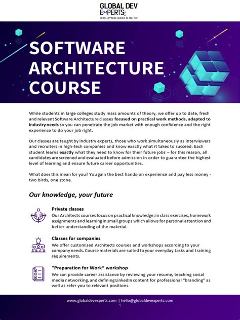 Software Architecture Course Syllabus Gde Pdf Machine Learning Cloud Computing