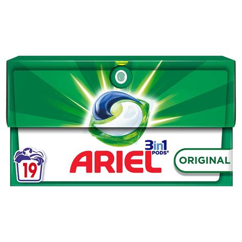 Livraison à Domicile Ariel Lessive Capsules Original 3en1 19 Capsules