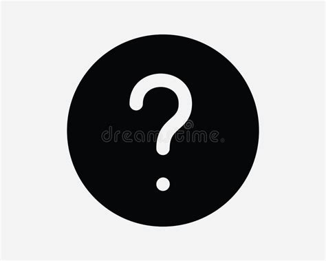 Black Round Help Sign Symbol Question Mark Button Information Counter Info Faq Queries Solid