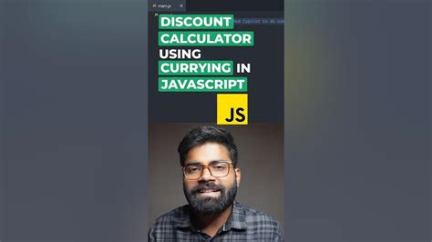 Discount Calculator Using Currying In Javascript 🔥 Coding Javascriptdev Javascript Youtube