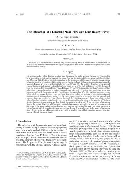 Pdf Acceleration Creation And Depletion Of Wind Driven Baroclinic Rossby Waves Over An