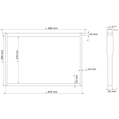Dadant Brood Frame Bee Hive Components