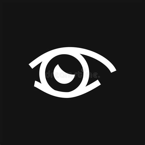 Icono Del Ojo Icono Plano Para El Logotipo S Mbolo De La Muestra Del Vector Stock De