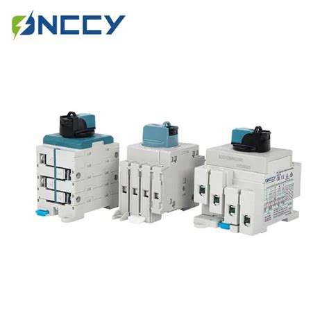 Solar High Voltage Dc Isolating Switch Switch Panel Rail Installation