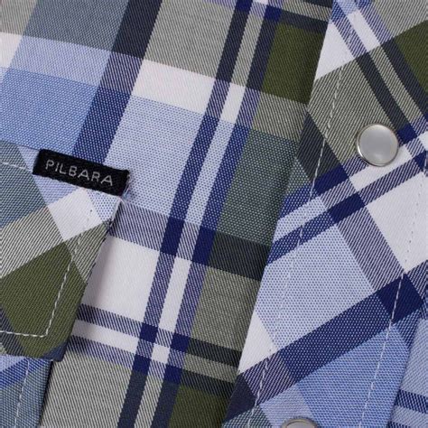 Pilbara Check Western Ls Shirt Big And Tall Casual Shirts Short