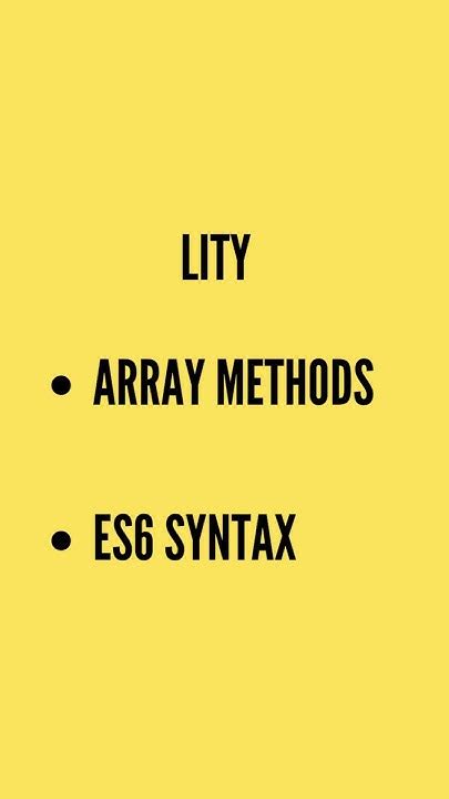 🤩😍 5 Javascript Concepts You Must Know Shorts Javascript