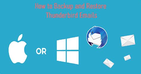 How To Backup And Restore Thunderbird Emails Windows Mac EaseUS