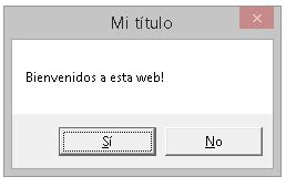 Función Msgbox en VBA Excel y VBA