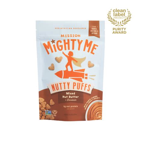 Mixed Nut Butter Puffs Mission Mightyme