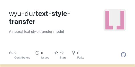 Github Wyu Dutext Style Transfer A Neural Text Style Transfer Model