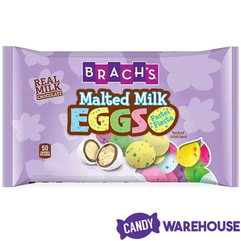 Brachs Fiesta Malted Milk Chocolate Easter Eggs Pastels 20 Piece