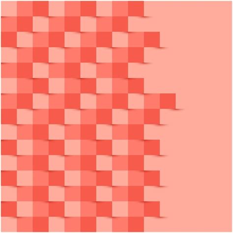 Premium Vector Pink 3d Background With Squares