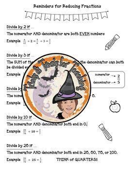 Add Subtract Multiply Divide FRACTIONS Notes BUNDLE Helpful Reminders