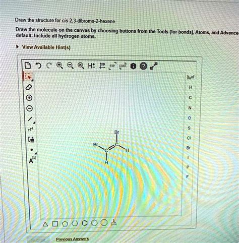 Draw The Structure For Cis 2 3 Dibromo 2 Hexene