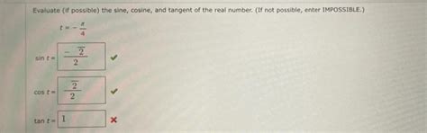 Solved Evaluate The Trigonometric Function Using Its Period