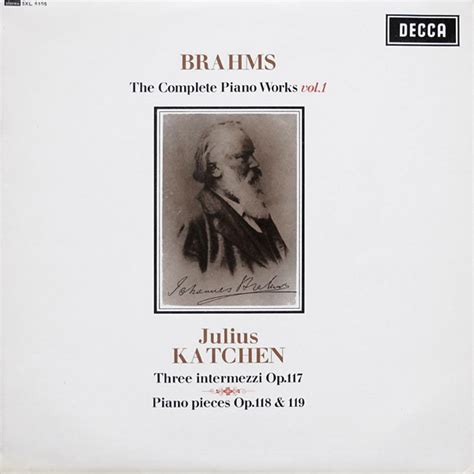 The Complete Piano Works Vol 1 By Julius Katchen Album Romanticism Reviews Ratings