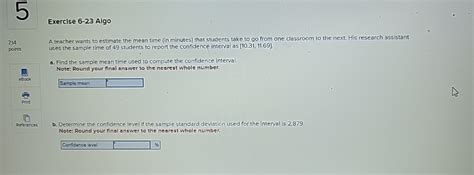 Solved Exercise 6 23 ﻿algo714 ﻿pointsa Teacher Wants To