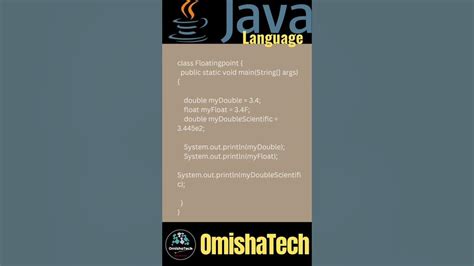 Floating Point Literals In Java Java Programming Shorts Programming Coding Ytshorts Java