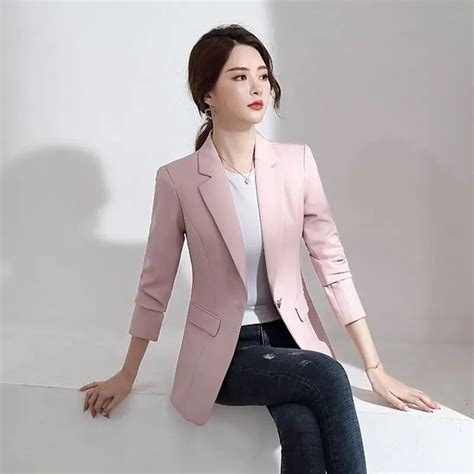 Badu Bg Дамско облекло едноцветно офис дамско модно ежедневно пролетно лятно тънко