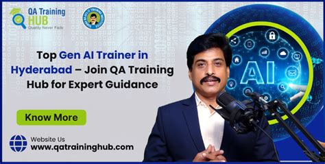 Top Gen AI Trainer In Hyderabad QA Training Hub