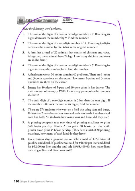 Solved Take Breakthroughs Critical Thinking Solve The Following Word