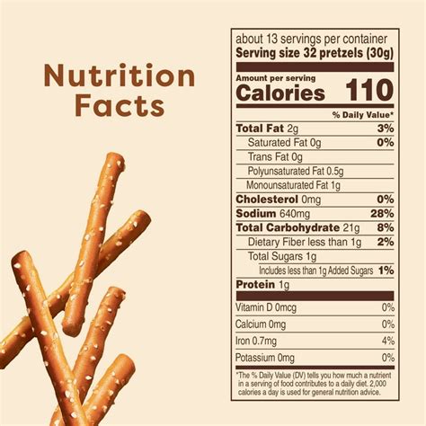Pretzel Sticks Nutrition Guide At Judy Moore Blog