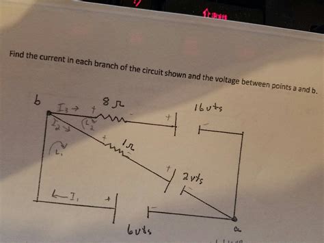 Solved Find The Current In Each Branch Of The Voltage Chegg Com