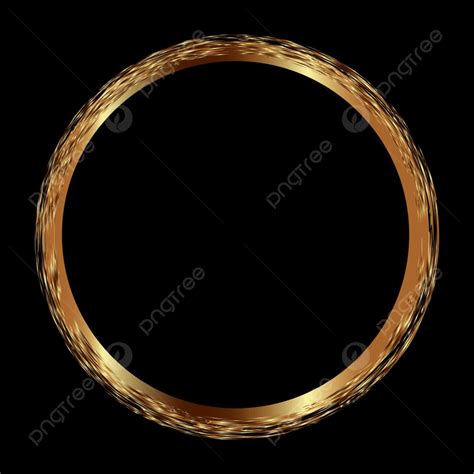 골드 서클 브러시 스트로크 빈 목적 금속 Png 일러스트 및 벡터 에 대한 무료 다운로드 Pngtree
