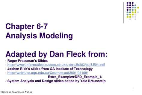 Ppt Analysis Modeling Elements And Approaches Powerpoint