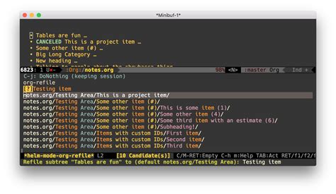 Organizing Notes With Refile The Chronicle