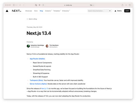 Nextjs 134 Server Component 지난 5월 App Router가 안정화된 공식 버전인 Next 134 By Woosol Onthelook