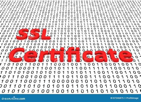 Ssl Certificate Stock Illustration Illustration Of Voip 87346875