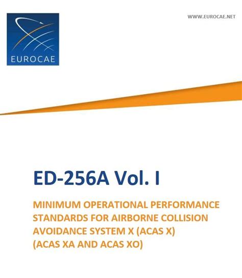 eurocae rtca agencies update minimum standards for airborne collision