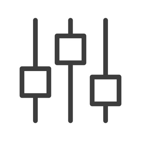 basic ui computer equalizer button icon free download