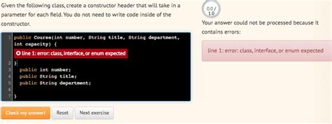 given the following class create a constructor