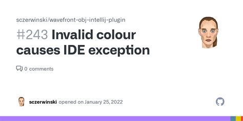 Invalid Colour Causes Ide Exception · Issue 243 · Sczerwinski