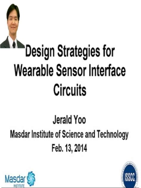 Design Strategies For Wearable Sensor Interface Circuits Ieeetv
