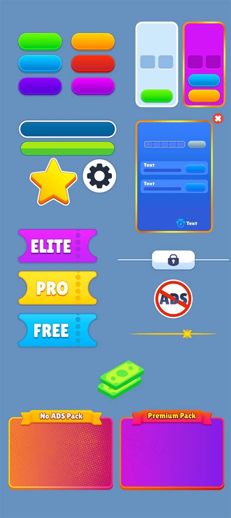 hyper casual mobile game ui design