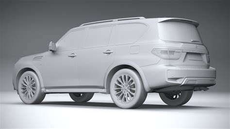 Nissan Armada 2021 3d Model Turbosquid 1670733