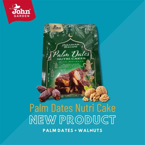 Palm Dates Nutri Cakes With Walnuts 40g Daiana Food Premium