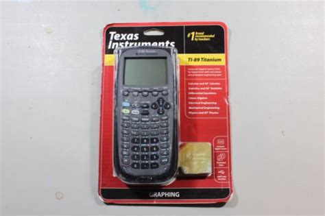 New Ti 89 Titanium Graphic Calculator Texas Instruments Ti89 Graphing