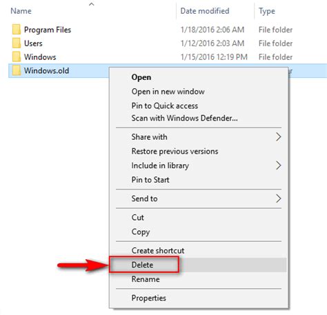 Ways To Delete The Windows Old Folder In Windows