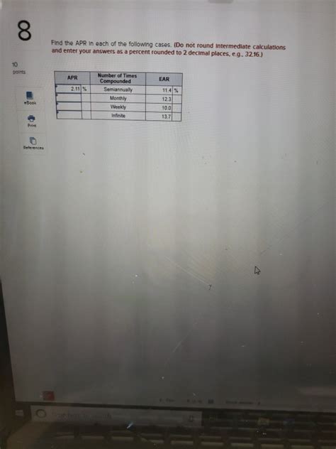 Solved Find The APR In Each Of The Following Cases Do Not Chegg Com