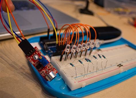 Arduino Sound Reactive Leds Strobe Effect Leds And Multiplexing