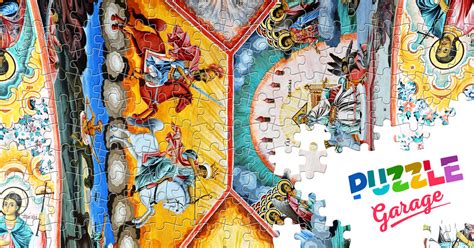 Настінний живопис пазли онлайн Домівка Інтерєри Puzzle Garage