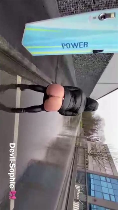 Woman Has Diarrhea On Street