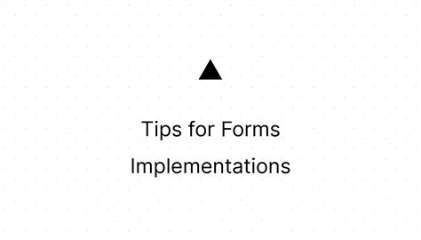 tips for forms implementations r sitecore