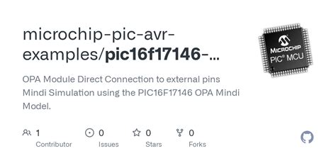 github microchip pic avr examples pic16f17146 opamp mindi direct